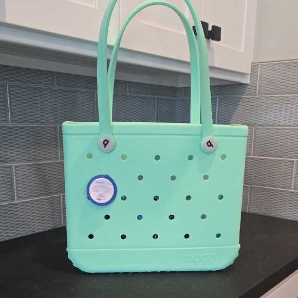 BOGG BAG | Bags | Bogg Bag Green Perforated Tote Modern Design | Poshmark